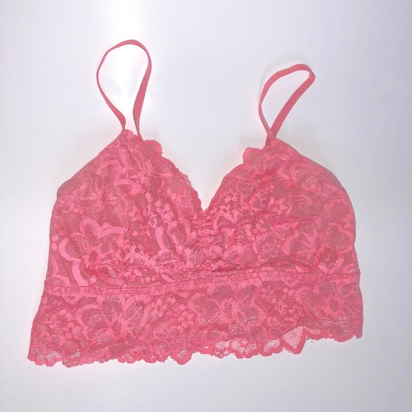 PINK Victoria's Secret | Intimates & Sleepwear | Pink Lace Bralette ...